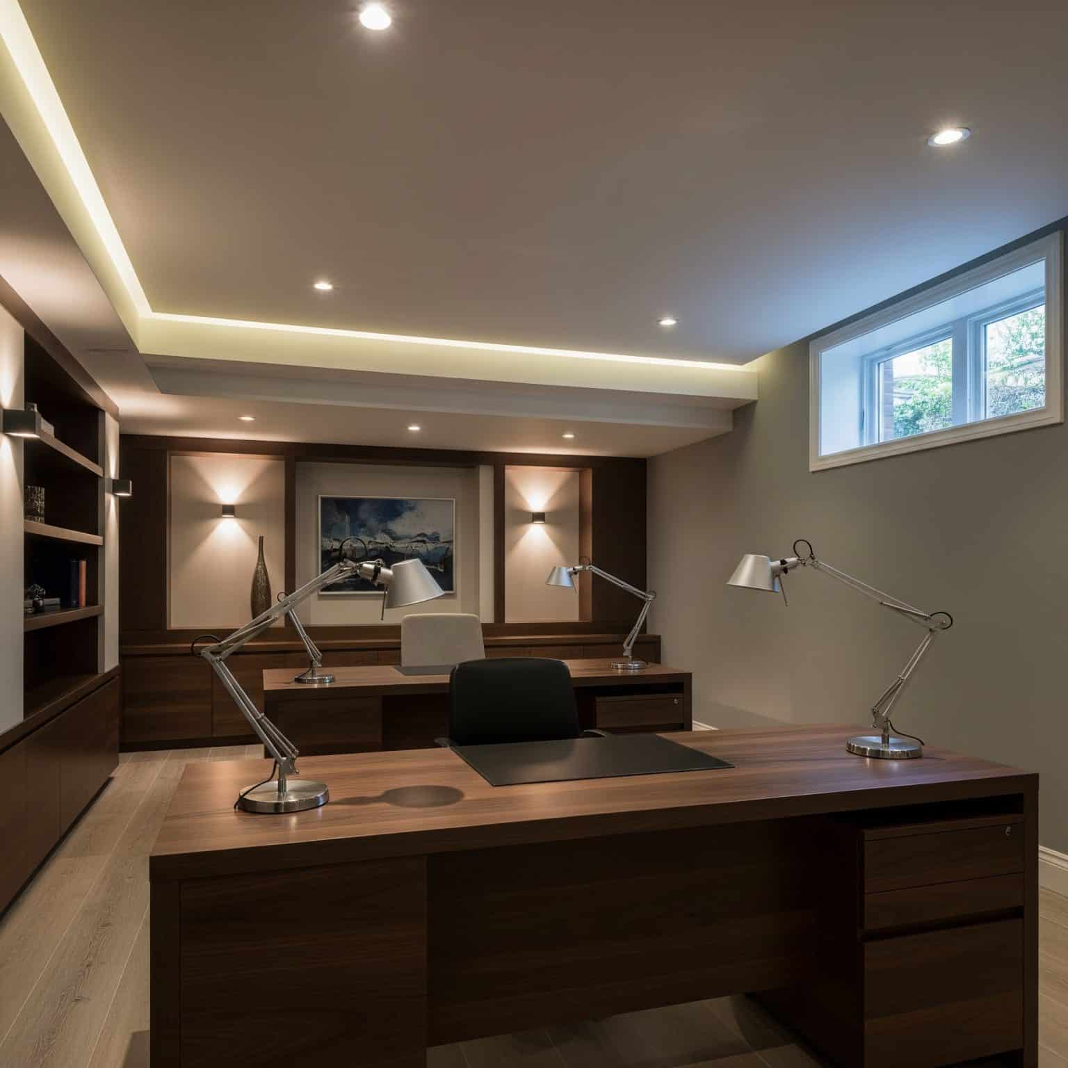 25 Transformative Basement Office Ideas | Jiffy Junk