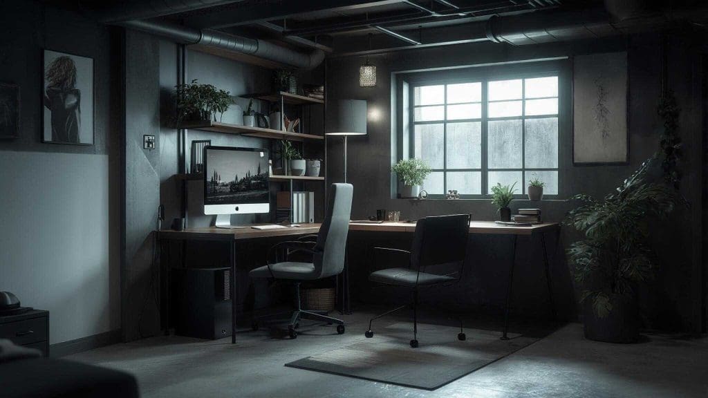 25 Transformative Basement Office Ideas | Jiffy Junk