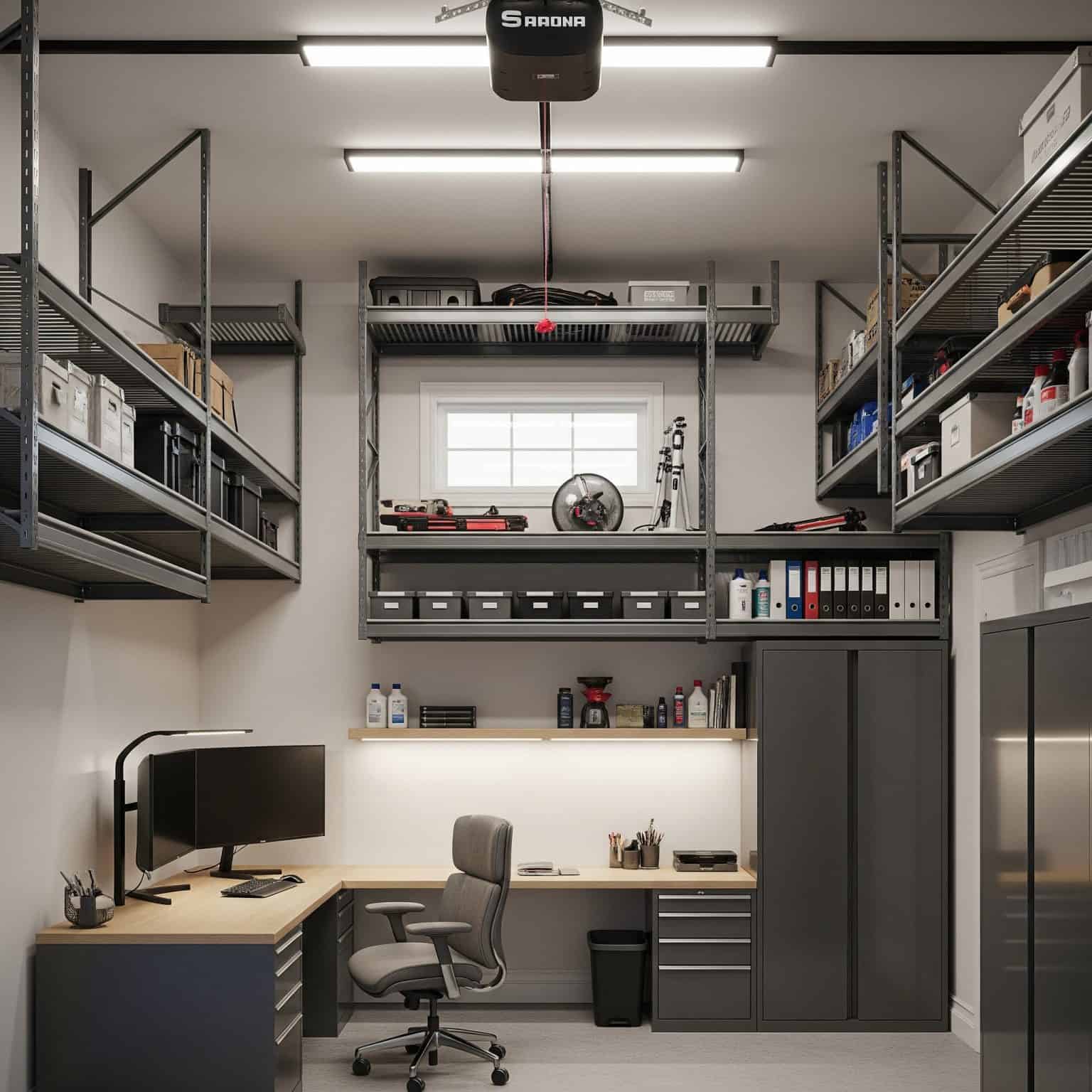 25 Innovative Garage Home Office Ideas | Jiffy Junk