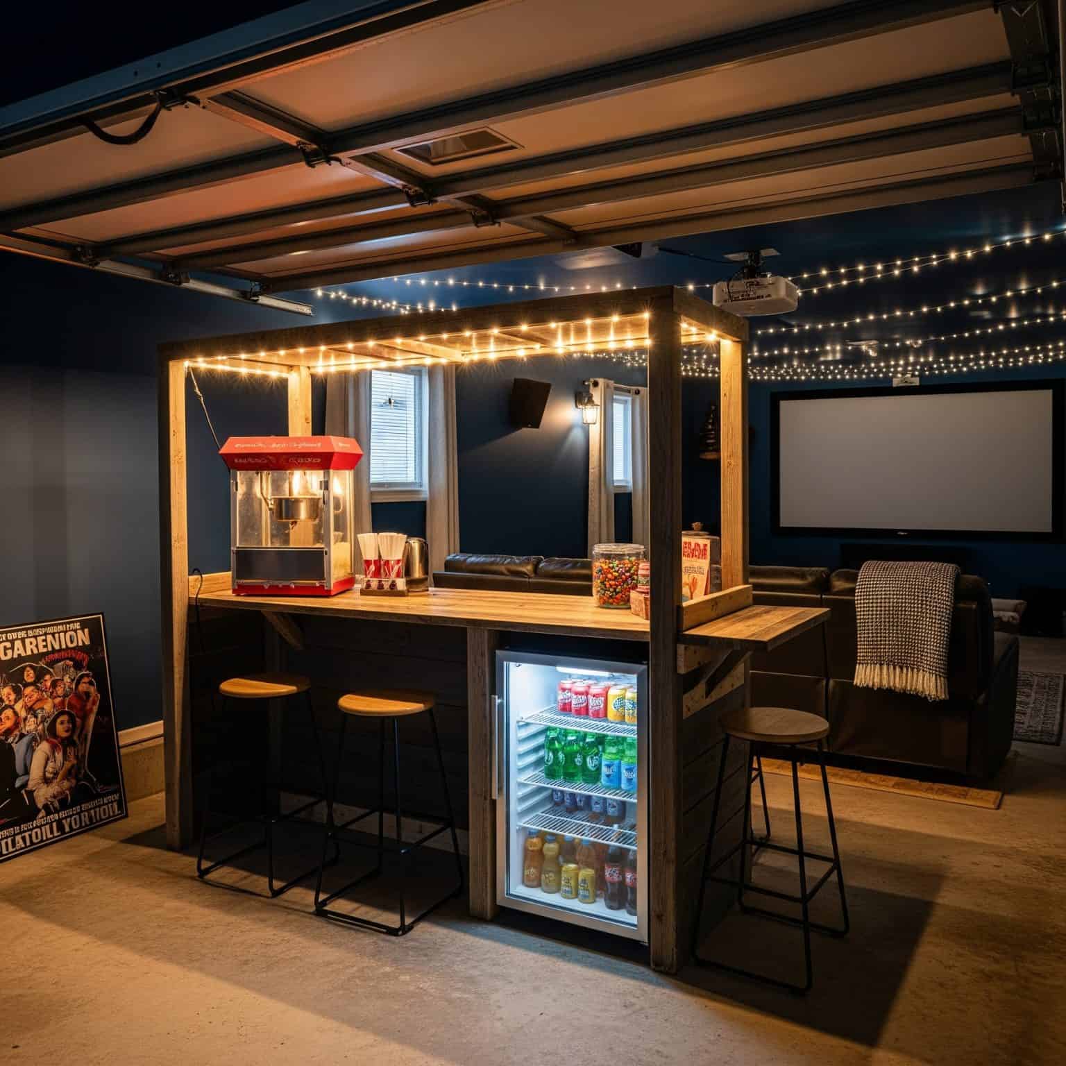 25 Stunning Garage Home Theater Ideas | Jiffy Junk