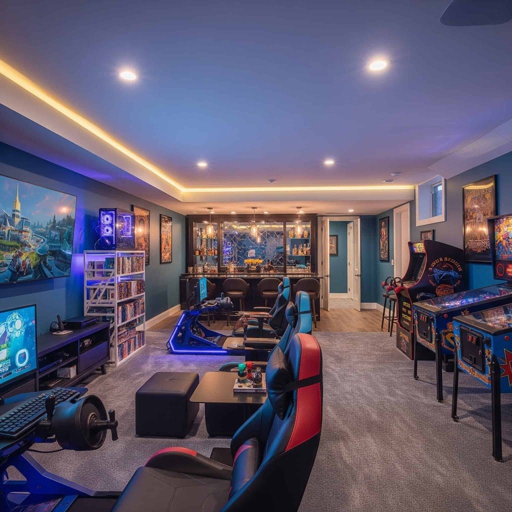25 Ultimate Basement Game Room Ideas | Jiffy Junk