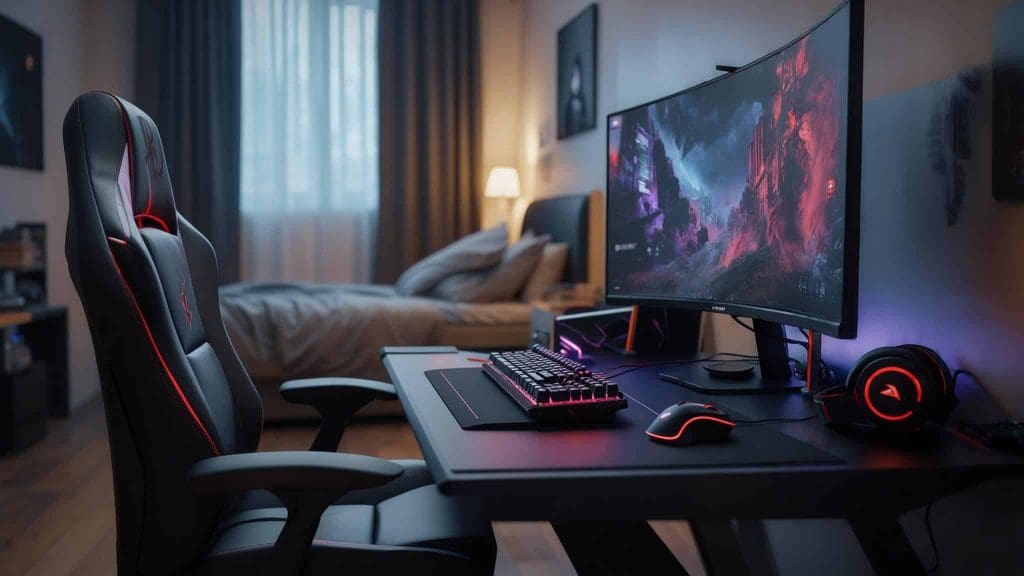 25 Bedroom Gaming Setup Ideas | Jiffy Junk