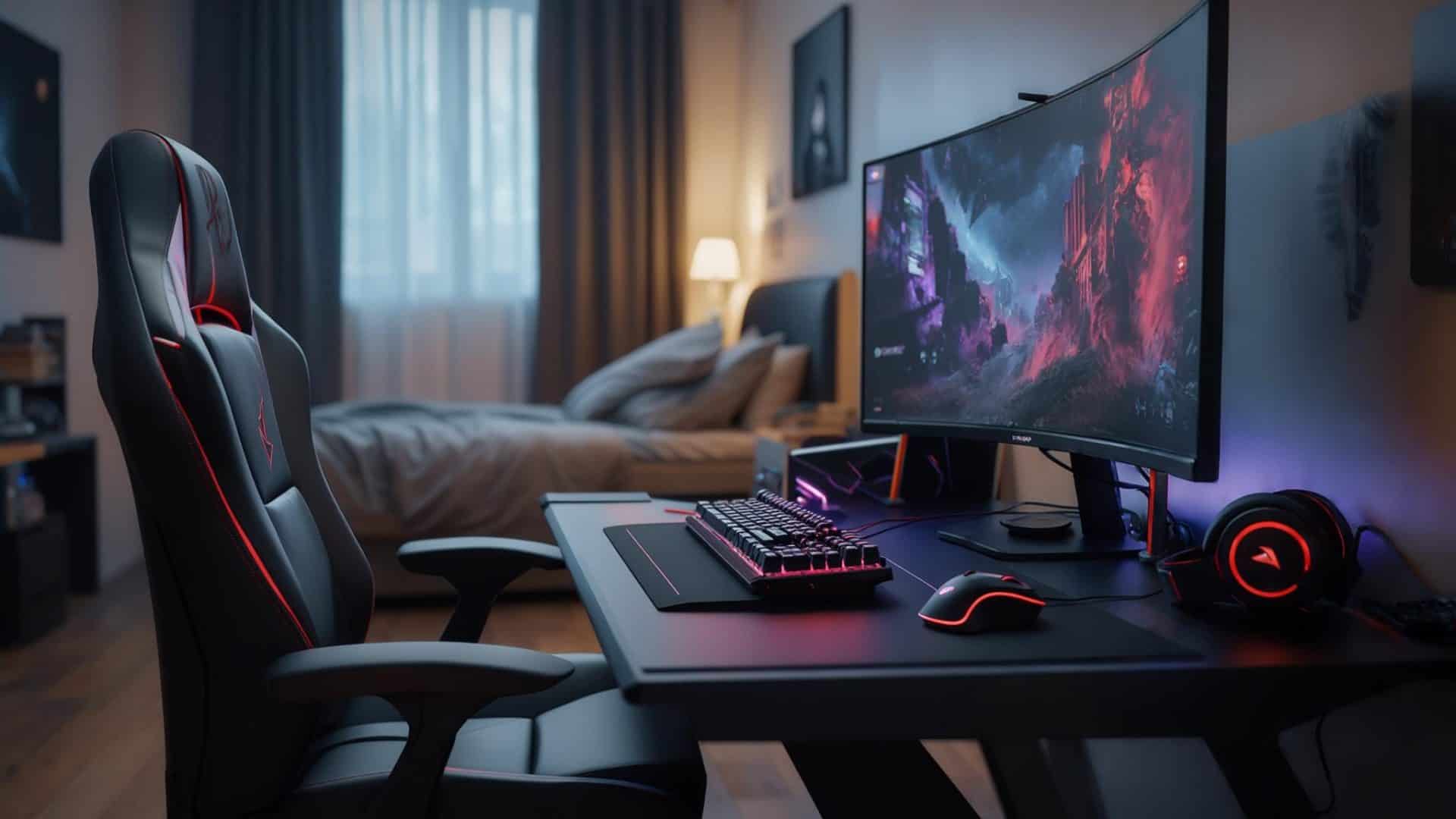 25 Bedroom Gaming Setup Ideas | Jiffy Junk