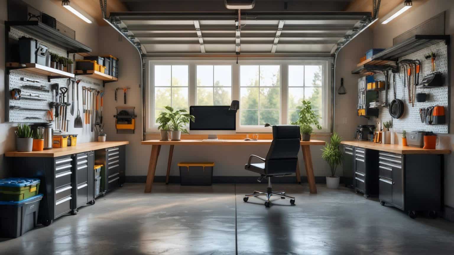 25 Innovative Garage Home Office Ideas | Jiffy Junk